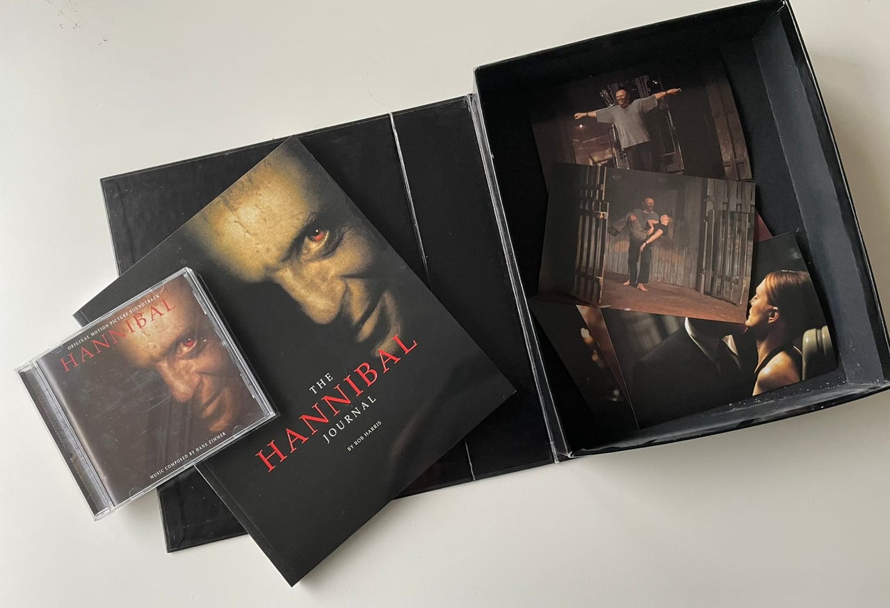 Hannibal gaveboks med The Hannibal Journal, film og fotos | FINN-torget