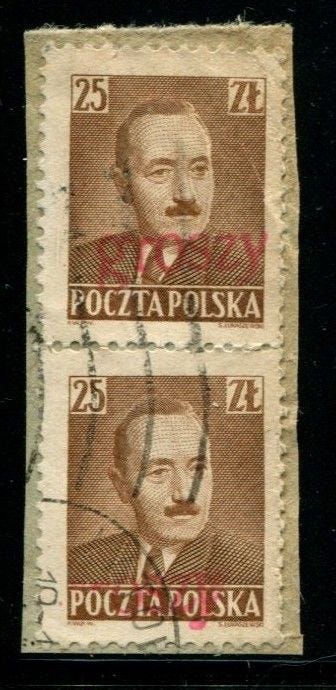 90% rabatt: Polen 1950 Overtrykk GROSZY (Stemplet), Michel nr. 655 ...