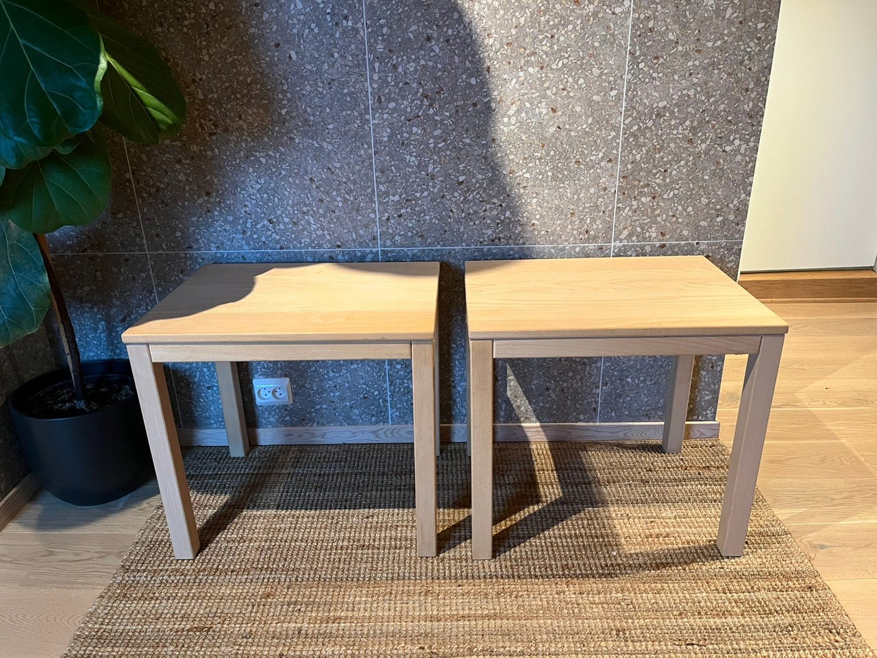 Haslev sofabord / sidebord 2stk | FINN-torget