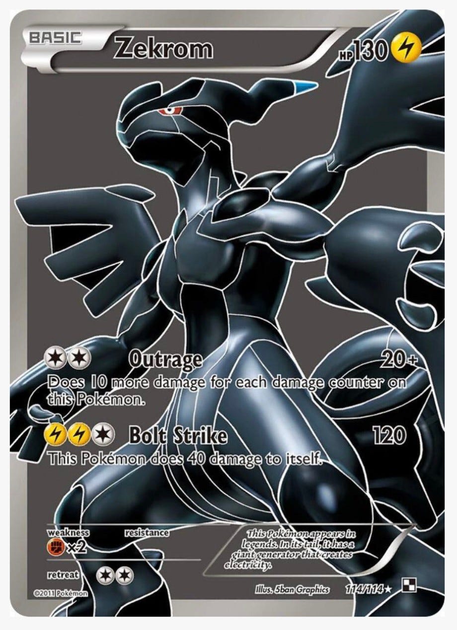 ØNSKES KJØPT: ZEKROM FULL ART 114/114 | FINN-torget