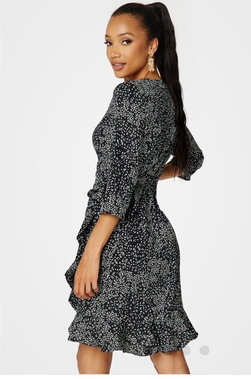 🌸 NY! Vero Moda henna 3/4 kjole str. 36/S (utsolgt) Flott vår ...
