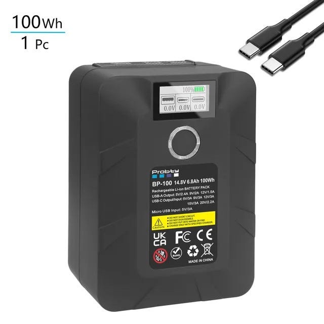 V-mount batteri 14.8V 6.8 Ah 100Wh | FINN-torget