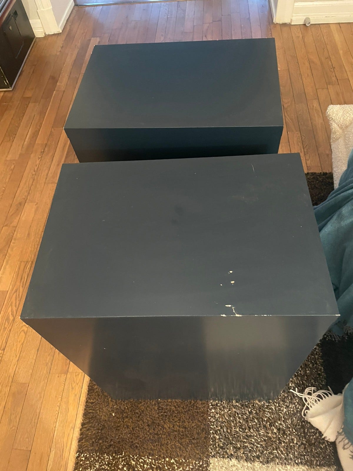 2 IKEA skuffeseksjoner malt i mørk blå (Ncs 8010-r90b) | FINN-torget