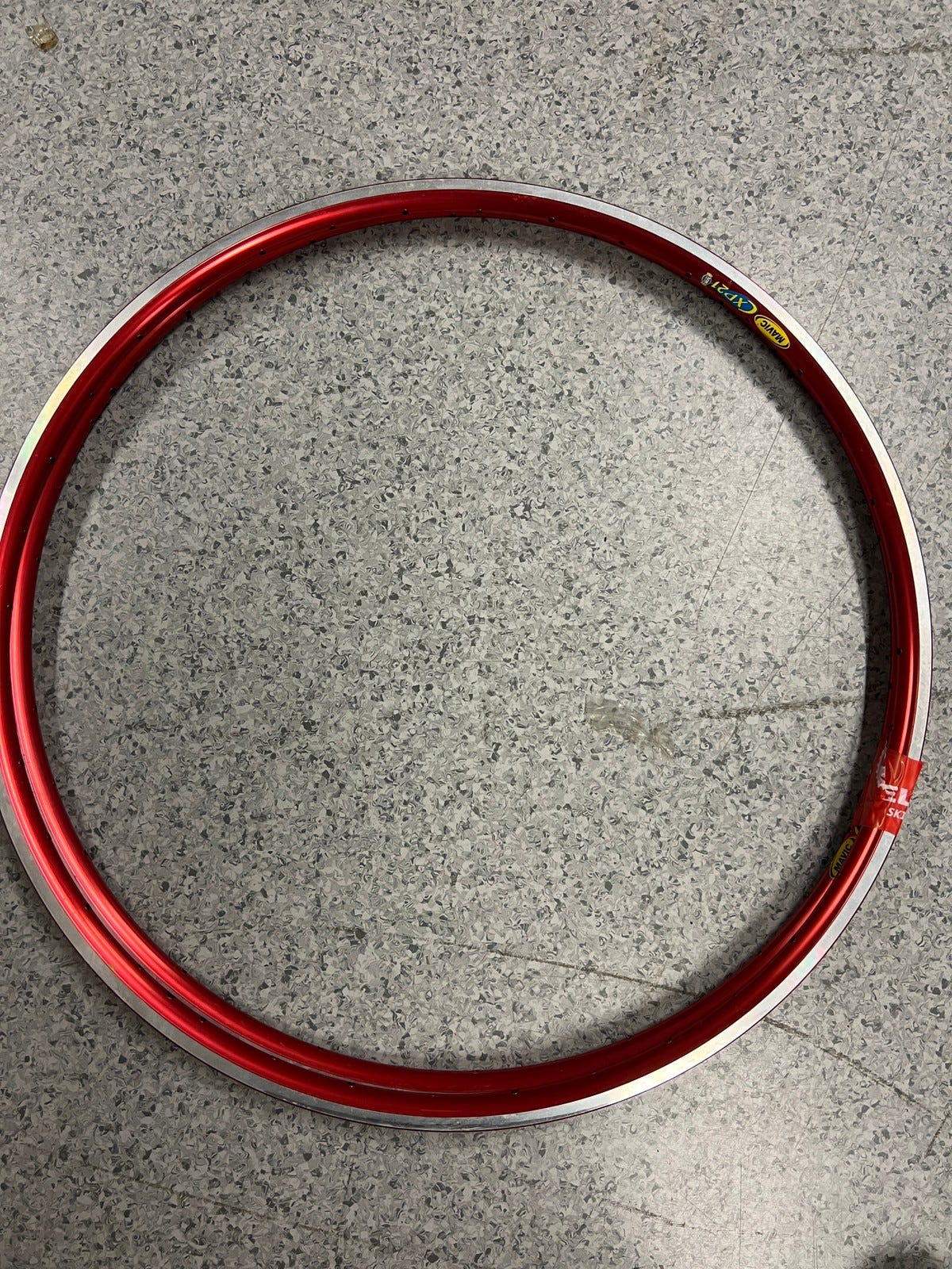 Retro landevei Mavic CXP 21 rød anodisert 36h | FINN-torget