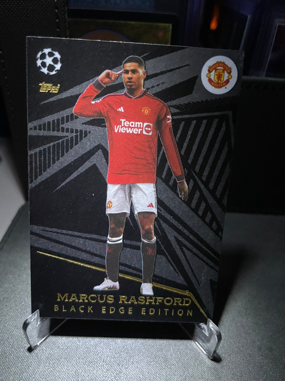 Marcus Rashford - Black Edge Edition - Topps Match Attax 2024 | FINN-torget