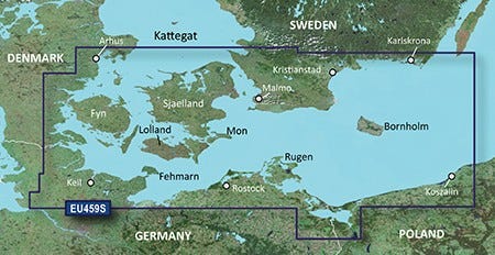 Garmin BlueChart g2 Vision VEU459S - Arhus-Kiel-Koszalin | FINN-torget