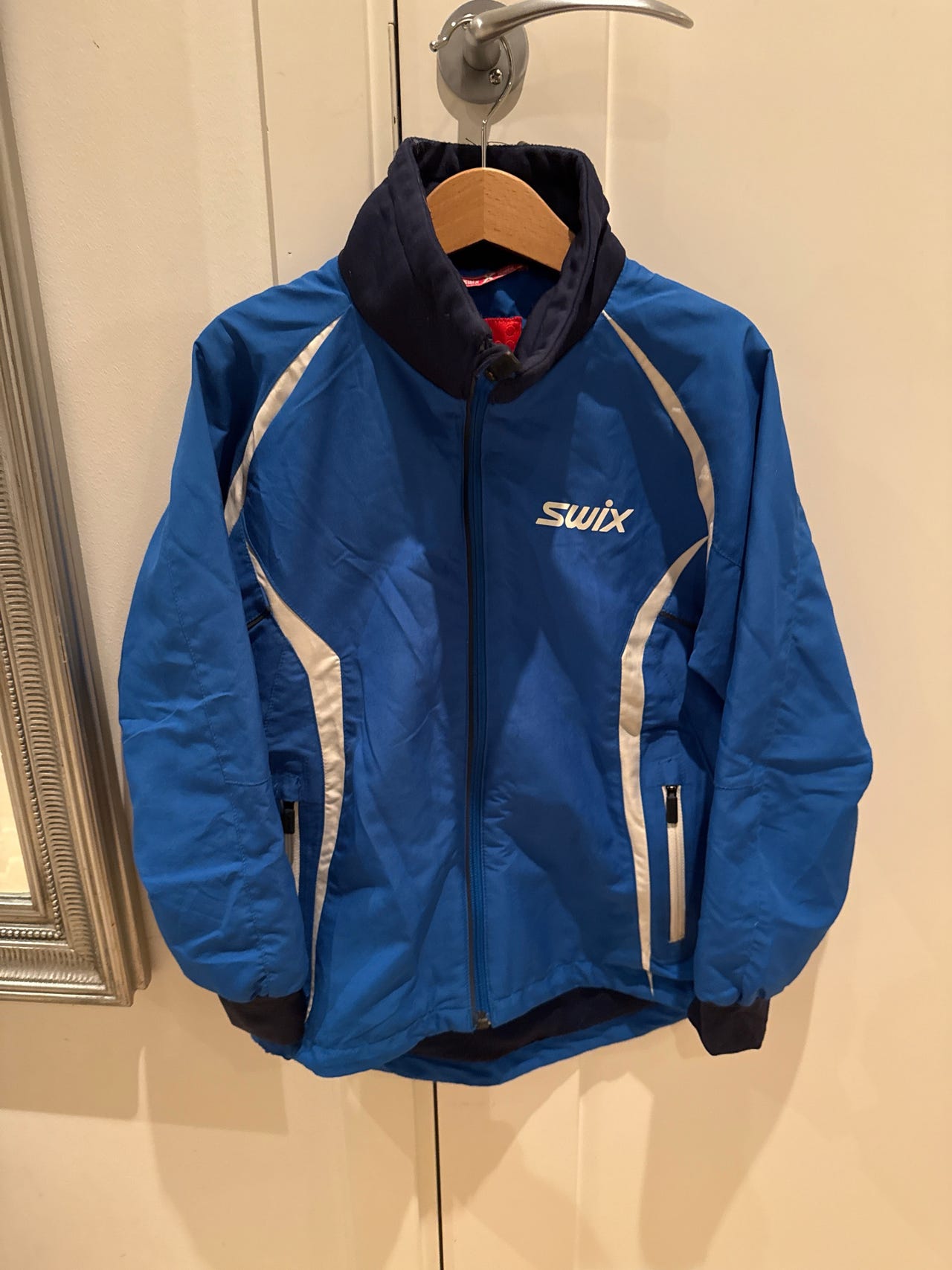 Blå Swix jakke junior str 8-10 | FINN-torget