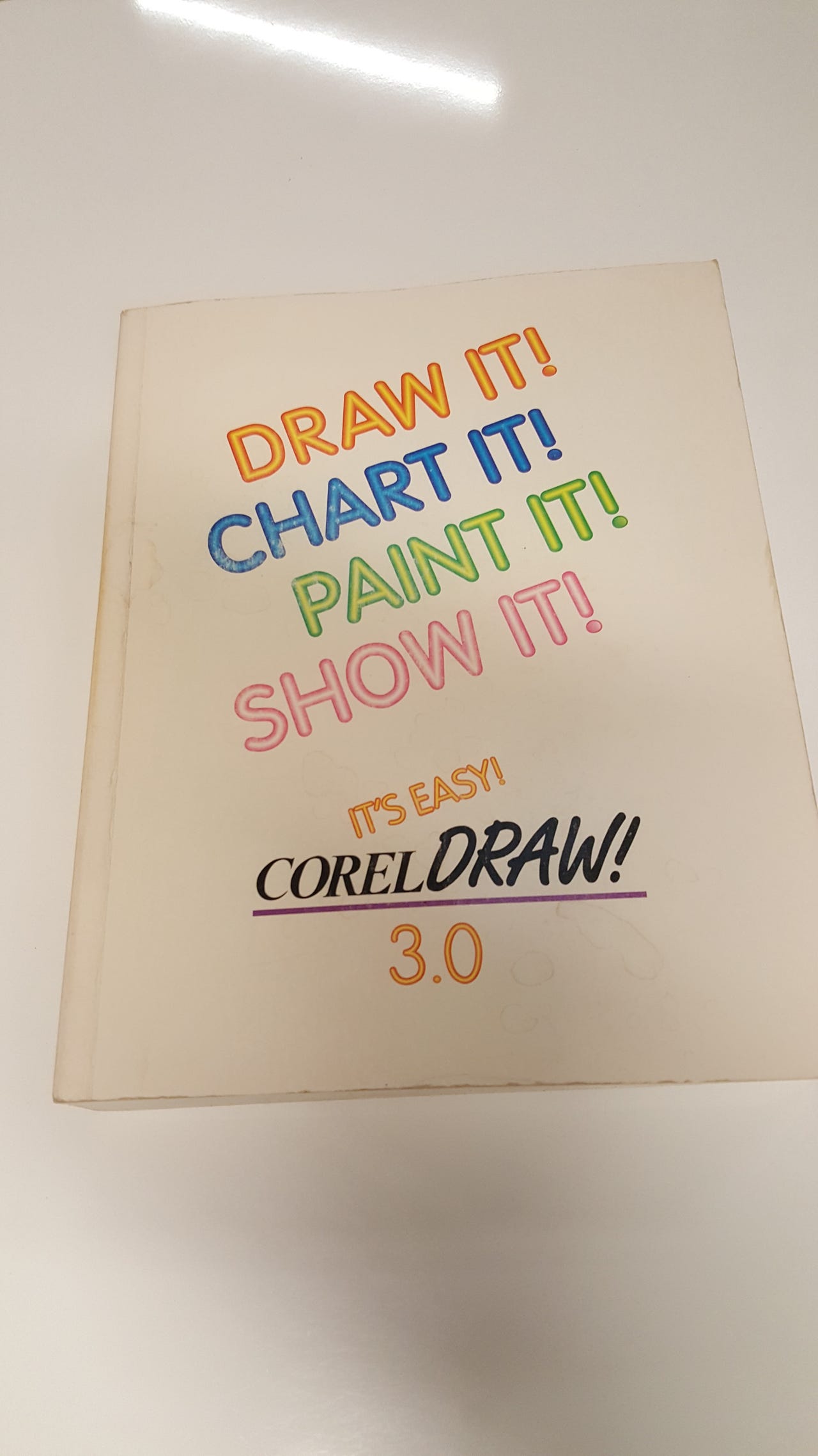 🎨 CorelDRAW 3.0 Bok for PC (1992) - Vintage Samlerobjekt! 💻📚 | FINN-torget