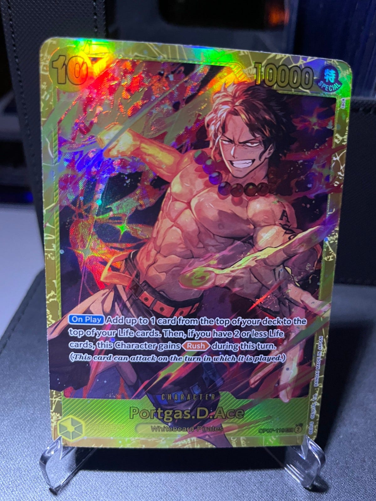Portgas D. Ace - OP07-119 Secret Rare - One Piece 500 Years into the ...