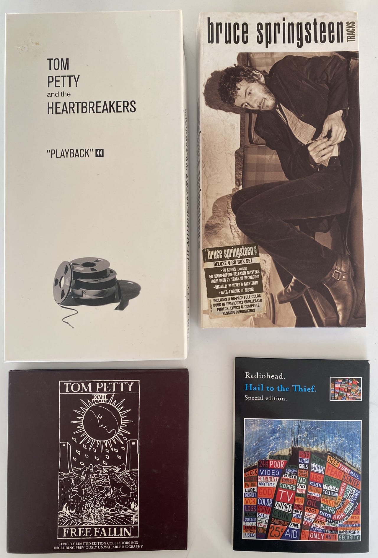 CD-boxer/promo-10: Tom petty, Bruce Springsteen og Radiohead | FINN-torget