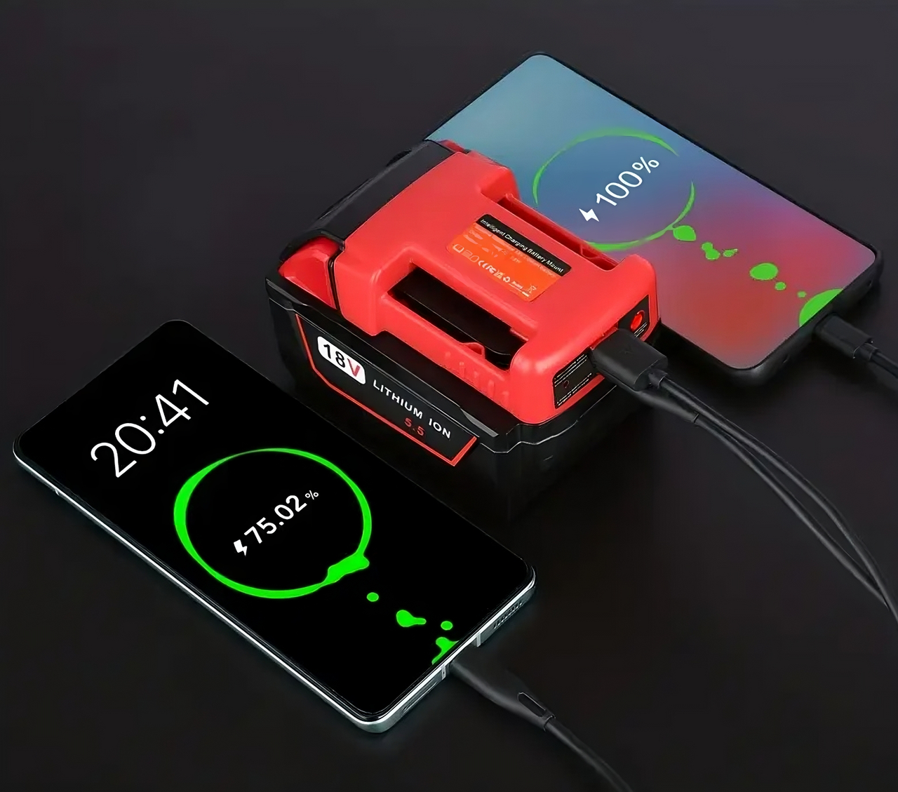 Milwaukee M18 USB/Type-C lader – Kompakt og Bærbar! | FINN-torget