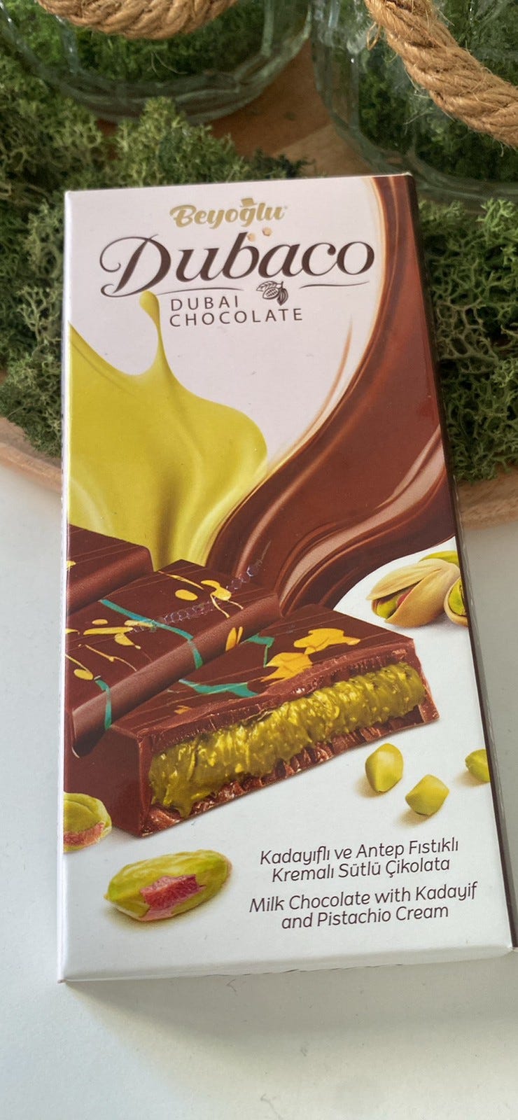 Eksklusiv Dubai-sjokolade 200g fra Normal | FINN-torget