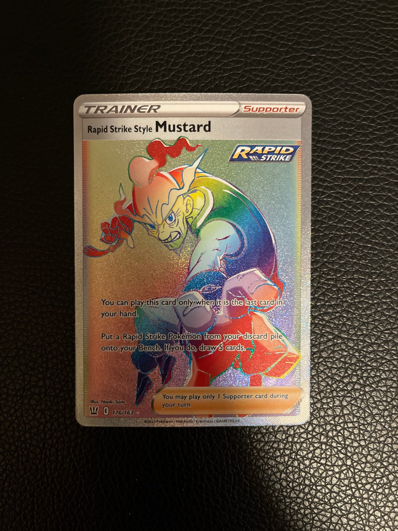 Rainbow mustard trainer card pokemon kort | FINN-torget
