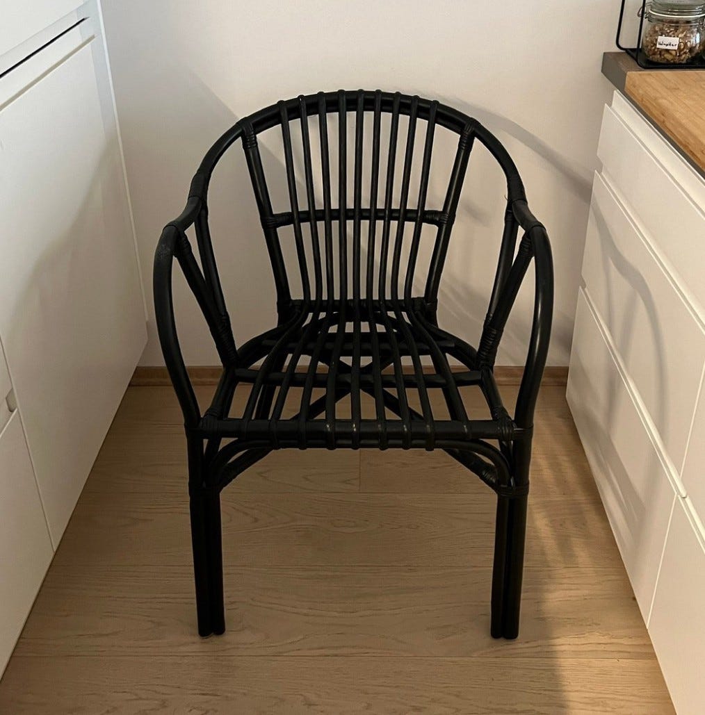 Stol i rotting - Holmsel Ikea | FINN-torget
