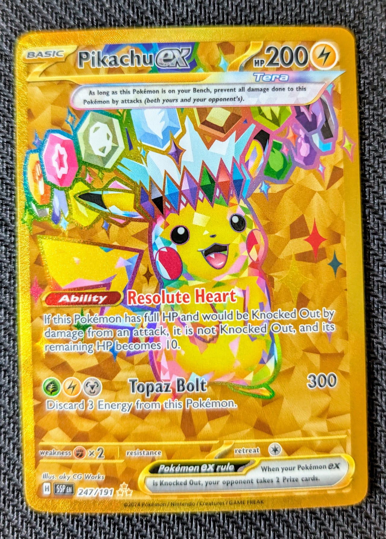 Pikachu ex #247 - Surging Sparks | FINN-torget