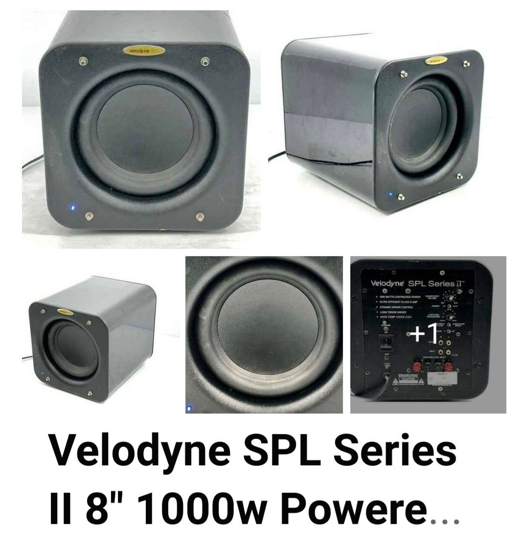 Velodyne SPL • 1000 WATTS DYNAMIC POWER | FINN-torget