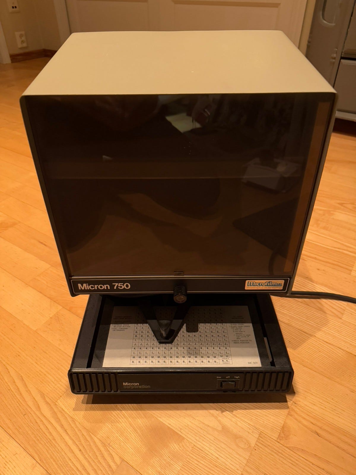 Microfich/ mikrofilm - Micron 750 til salgs | FINN-torget