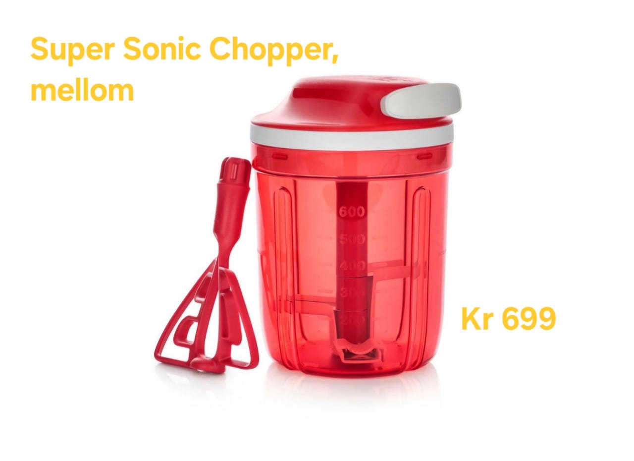 Tupperware Super Sonic Chopper mellom NY | FINN-torget