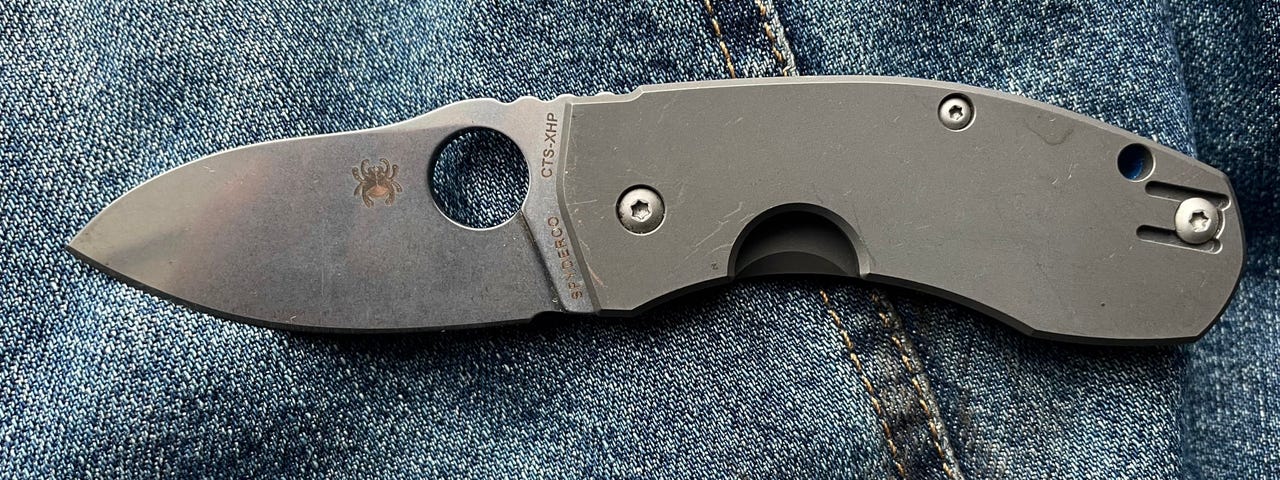 Spyderco Techno 1 Titanium CTS-XHP Steel | FINN-torget