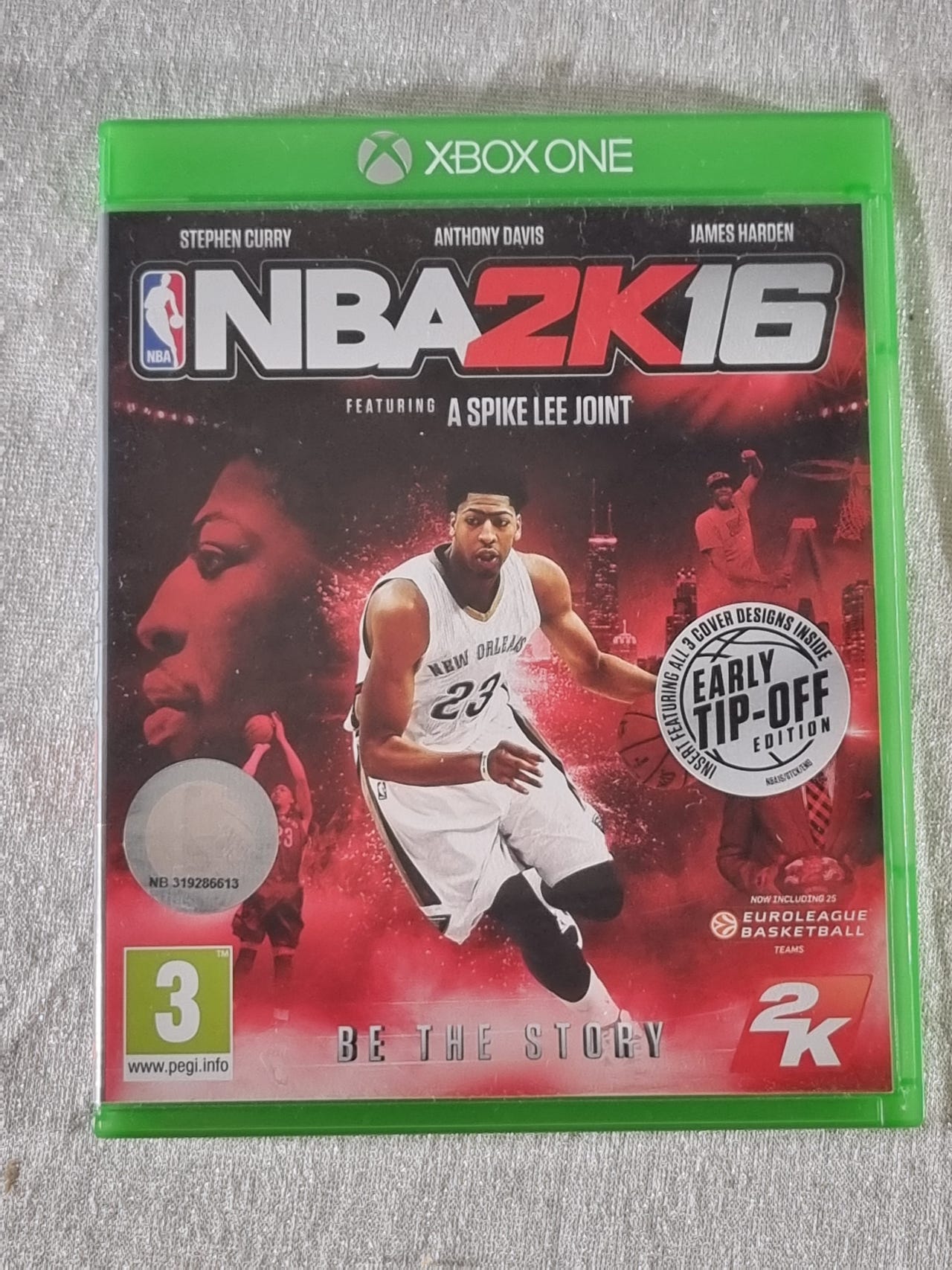 NBA 2K16 Xbox One spill Pen Disc med alternative cover design | FINN-torget