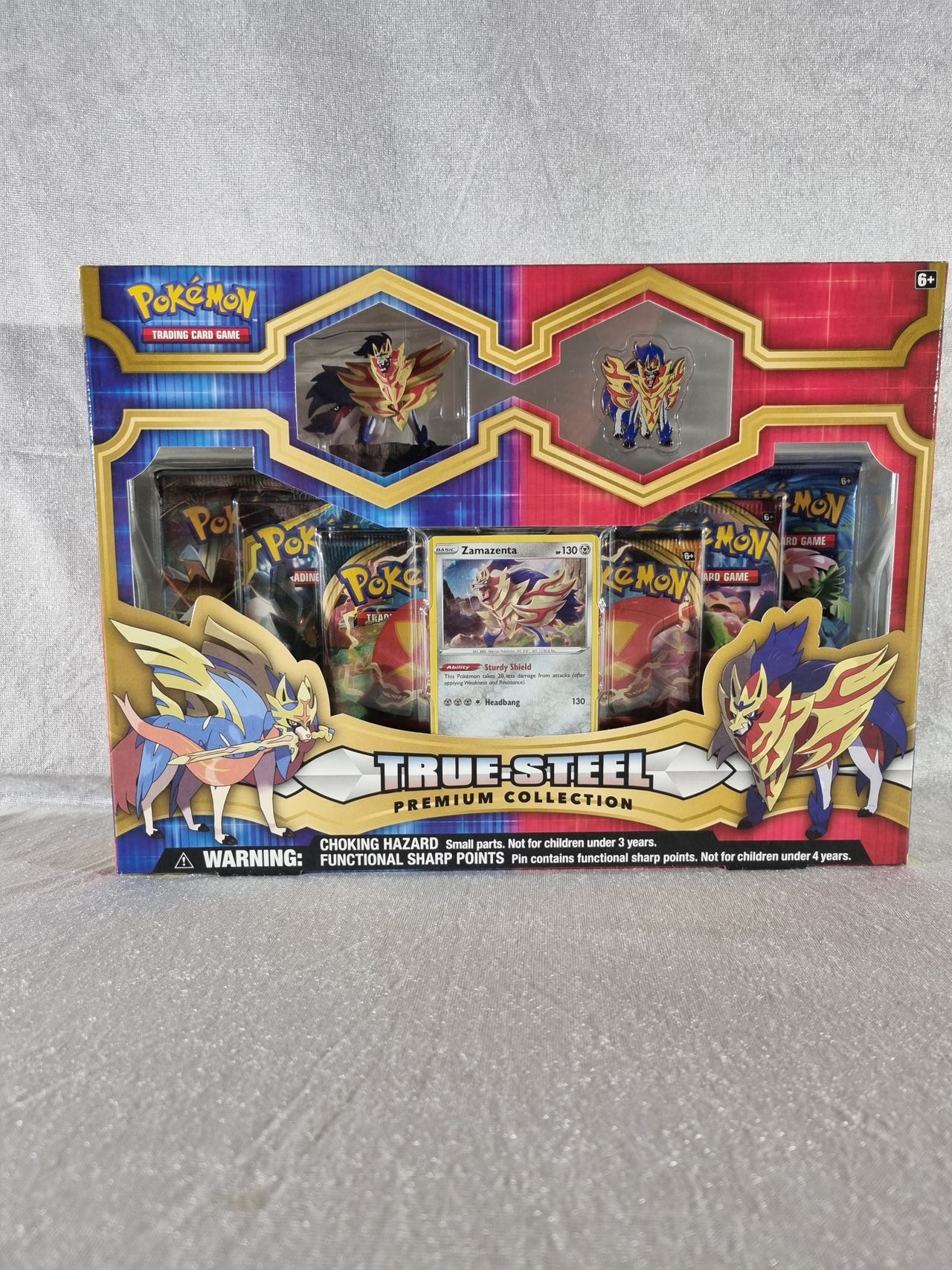 Pokemon True Steel Premium Collection Zamazenta Sealed - Team Up og ...
