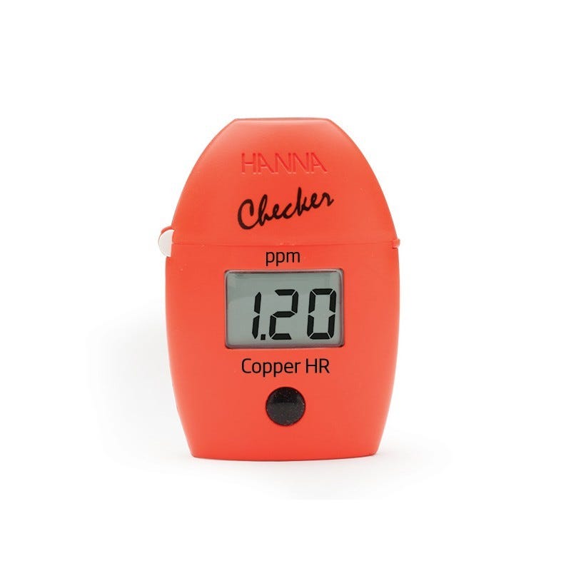 HI-702 COPPER HIGH RANGE HANDHELD COLORIMETER – Hanna | FINN-torget
