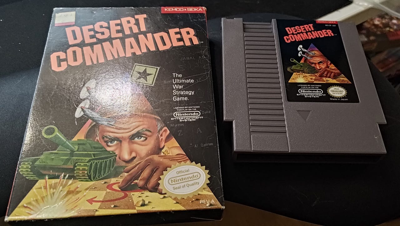 Desert Commander (NES) boks og cart - NTSC/amerikansk | FINN-torget