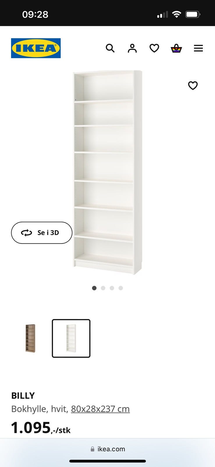 Billy hylle fra IKEA | FINN-torget