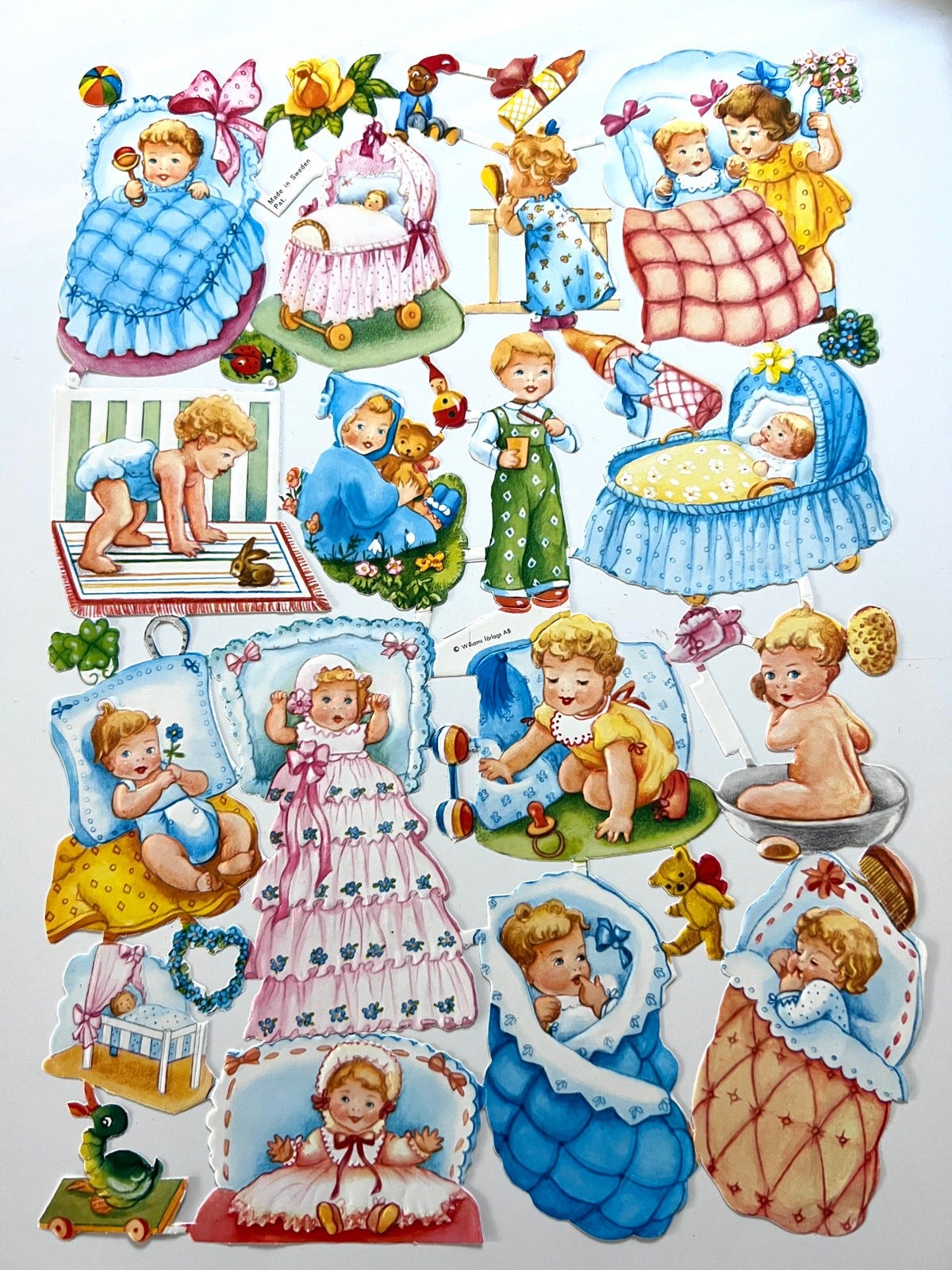 Gamle glansbilder, helark fra Williams | FINN-torget