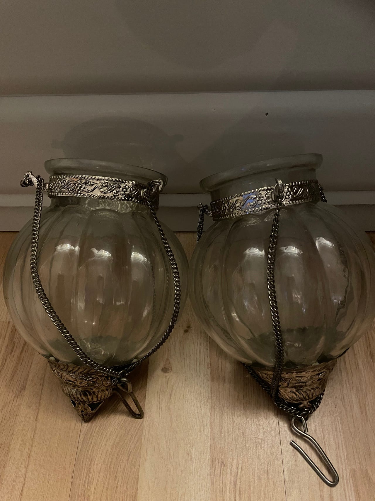 Lyslykt med lenke 2 stk | FINN-torget