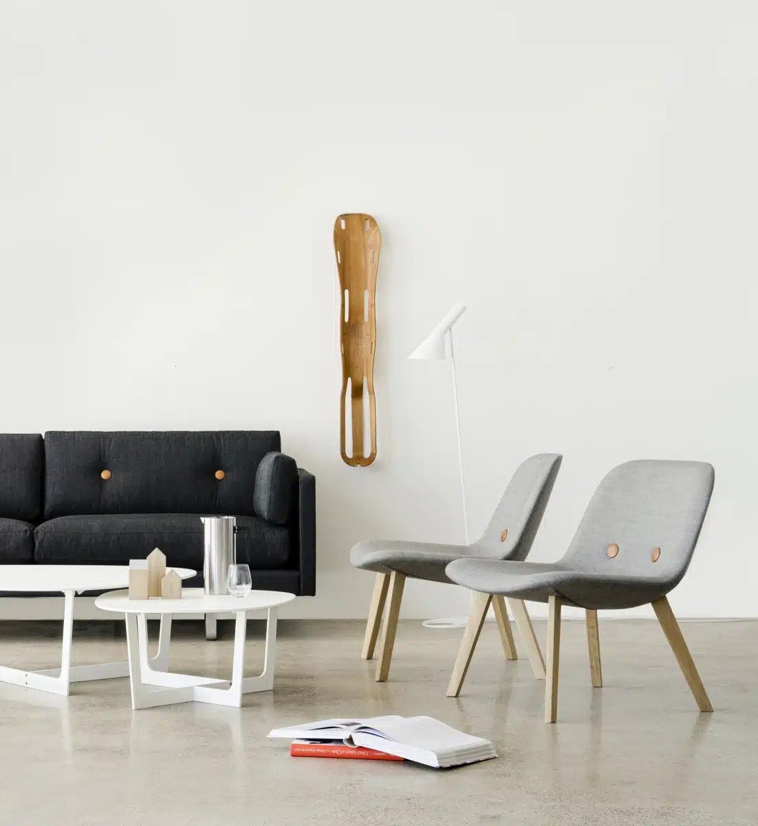 2 Erik Jørgensen Eyes Wood Lounge-stoler - Dansk designklassiker | FINN ...