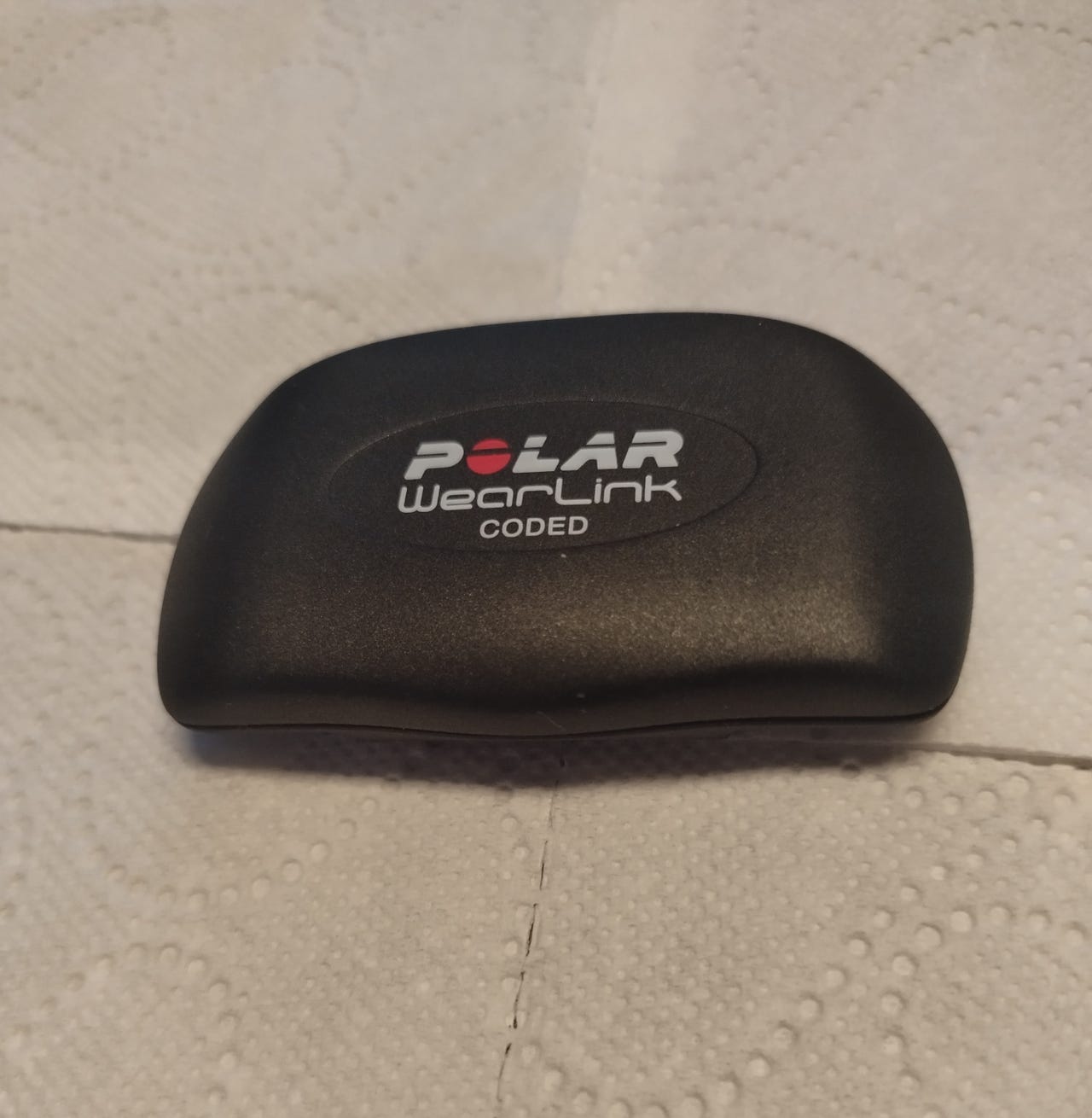 Polar Wearlink 31 Coded Black Wearable Heart Rate Monitor Transmitter ...