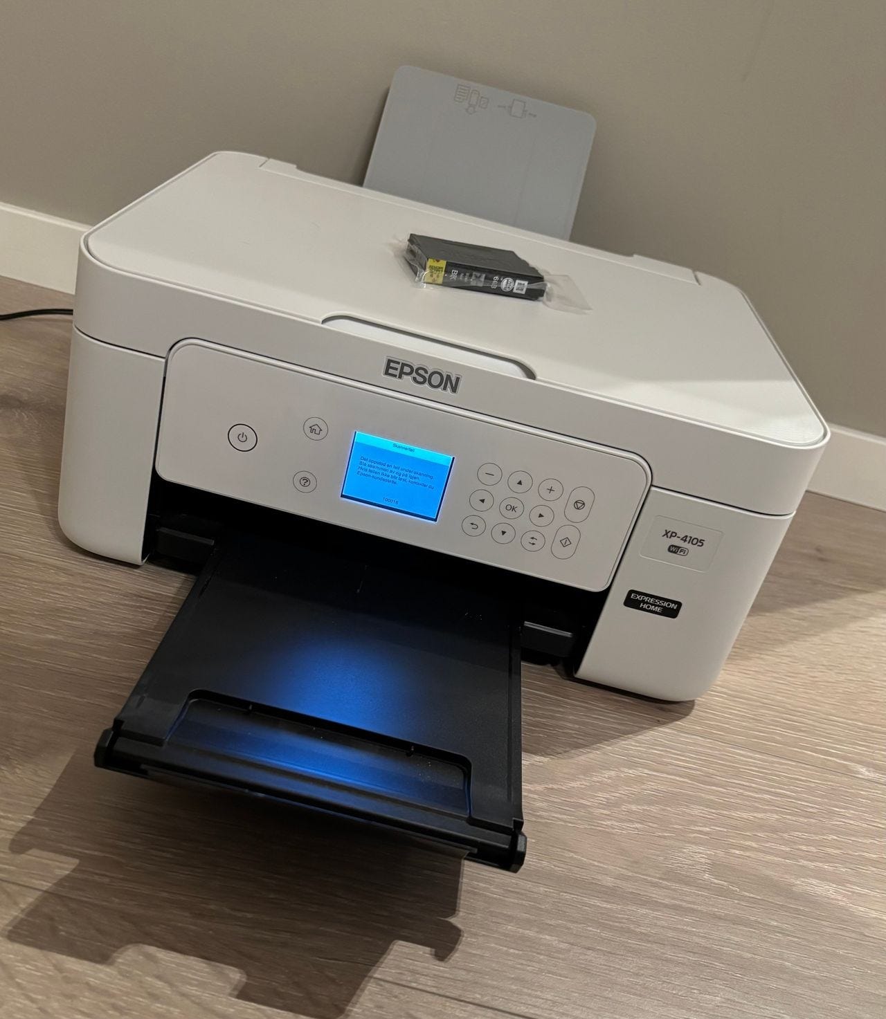 Printer - Epson Expression Home XP-4105 inkjet-printer (hvit) med blekk ...