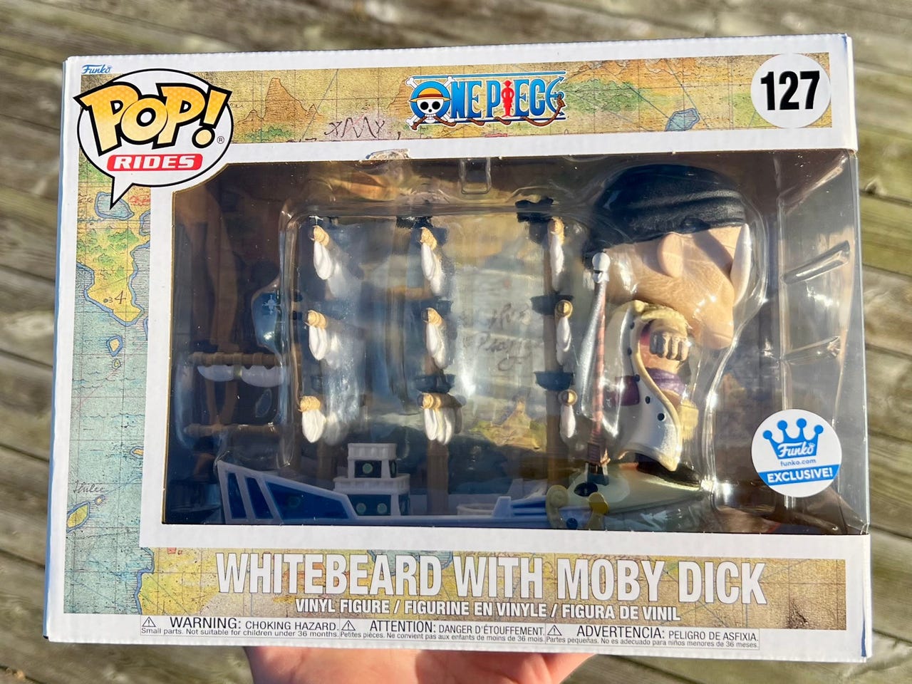 Funko Pop! Rides: Whitebeard with Moby Dick | One Piece (127) Funko ...