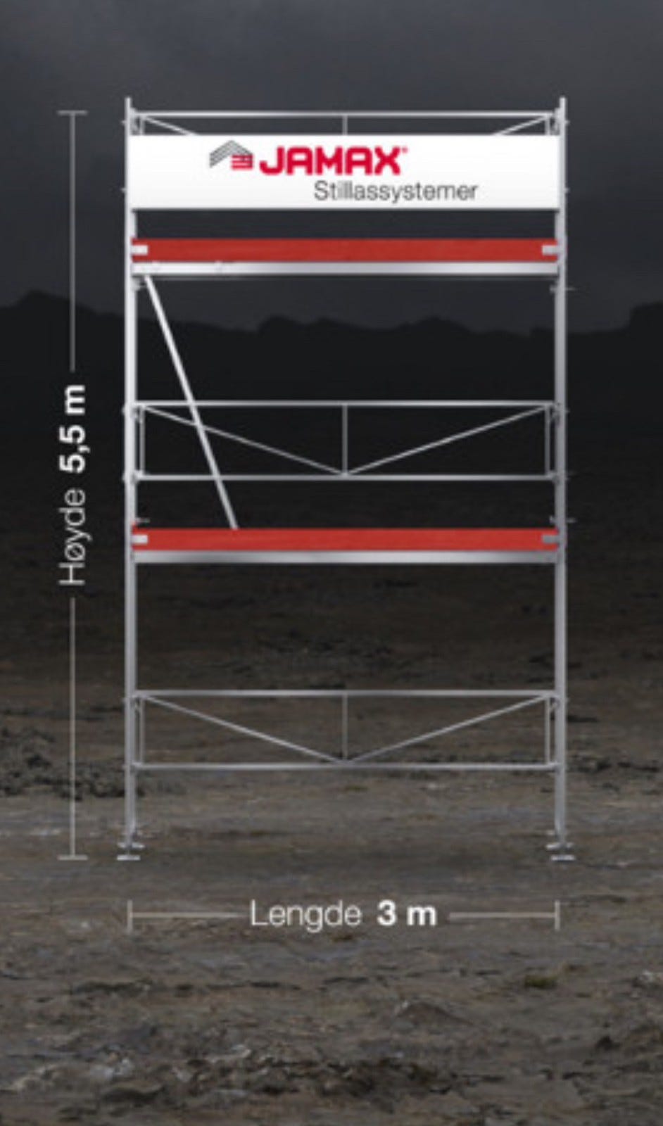 12m2 JAMAX stillas | FINN-torget