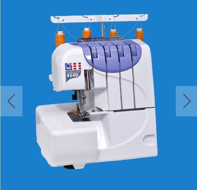 W6 Overlock N 454D symaskin tyske merke som ny | FINN-torget