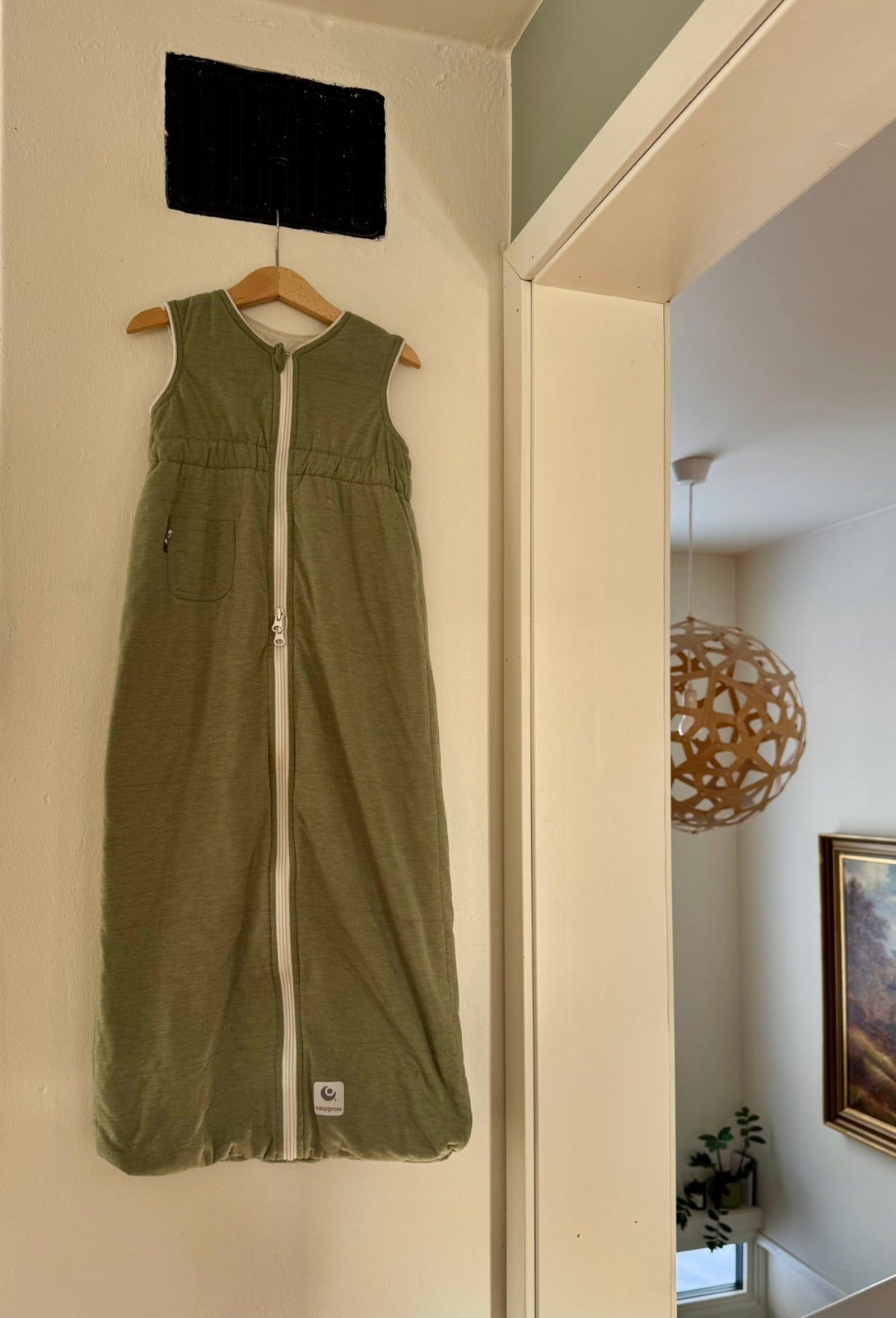 Easygrow Nattpose sovepose grønn 12-36 mnd/80-95cm baby helårspose TOG2 ...