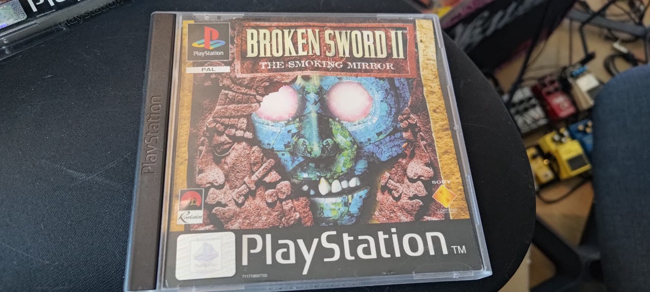 Broken Sword II The Smoking Mirror (PS1) u/ manual | FINN-torget