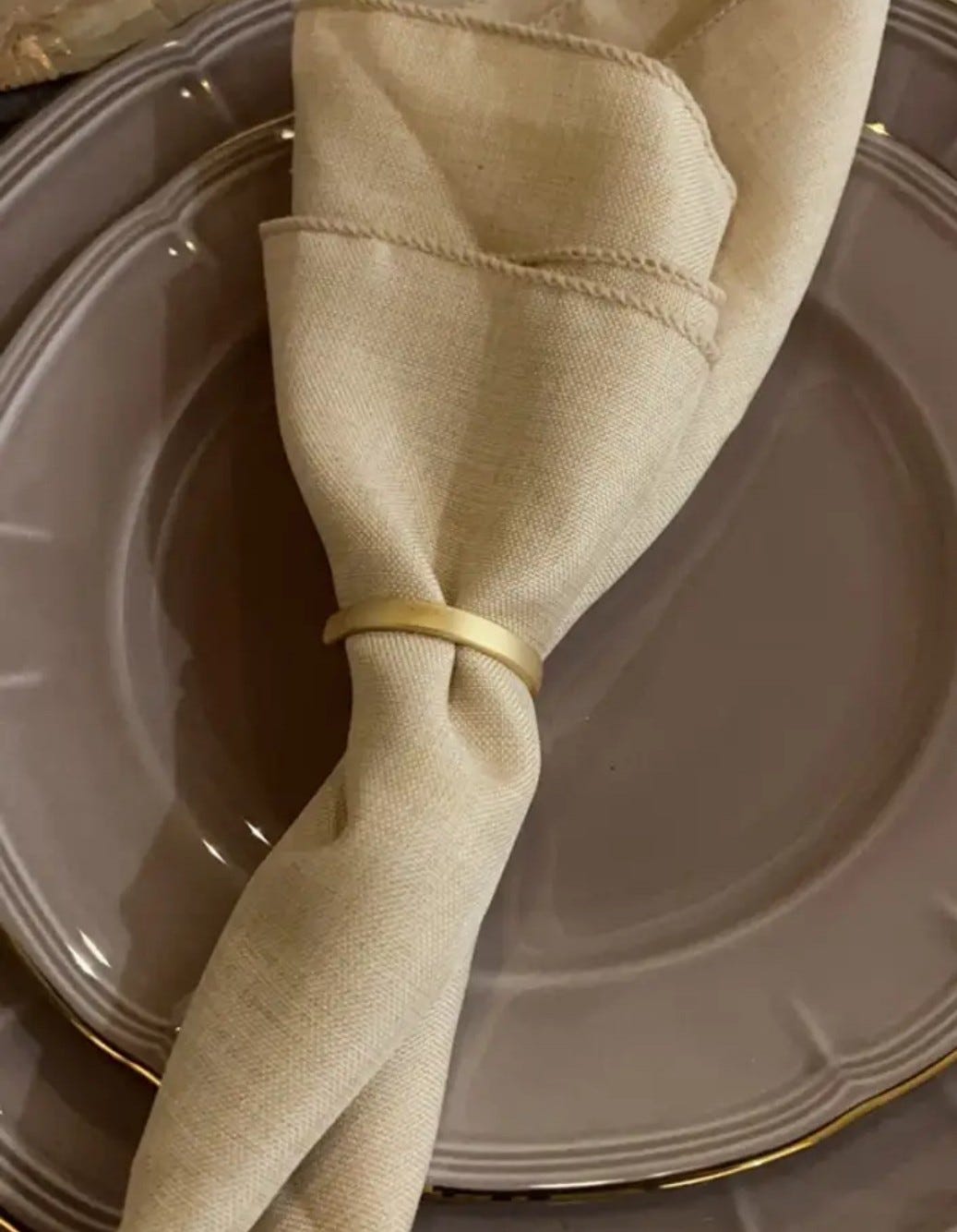 6 eller 12stk GULL Serviettringer | FINN-torget