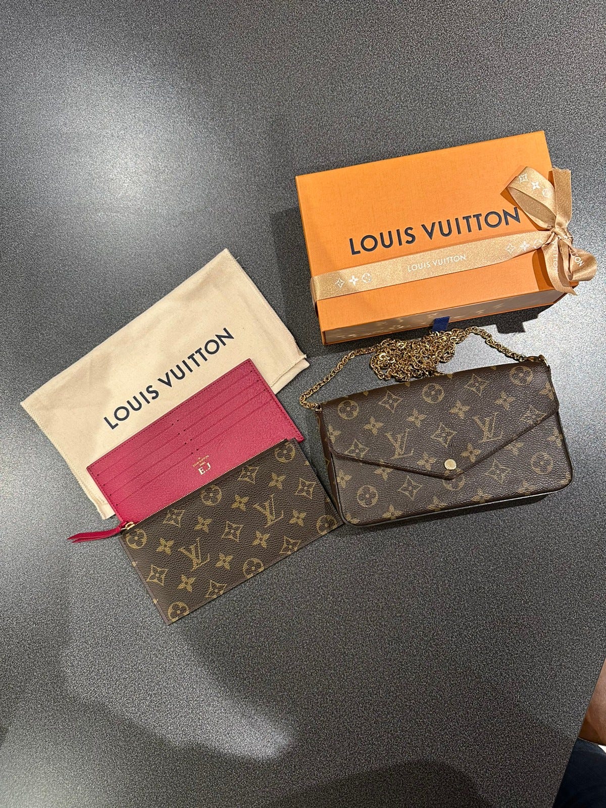 Pent brukt Louis Vuitton Felicie Pochette | FINN-torget