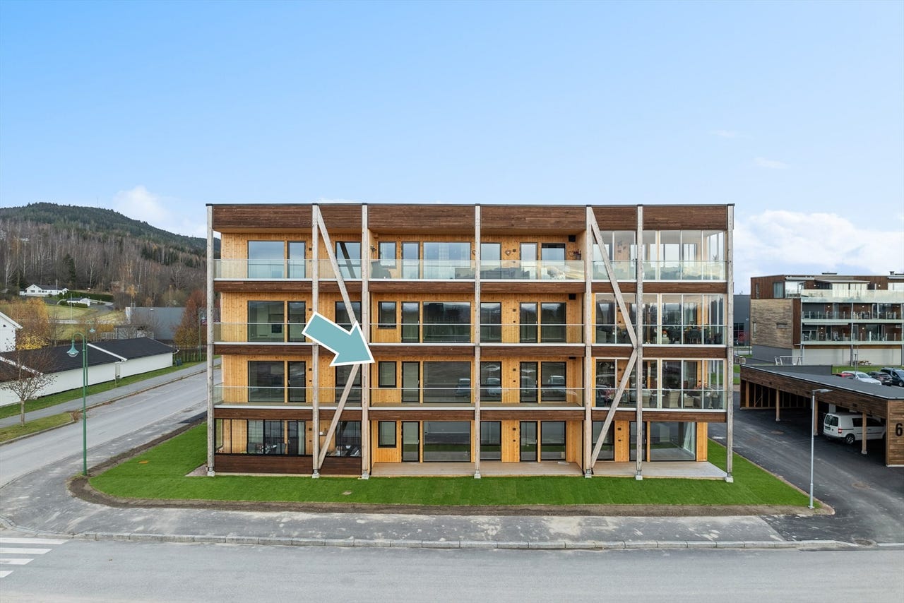 Flisa sentrum - Ny og moderne leilighet på 80 kvm i 2.etg| Adkomst m ...