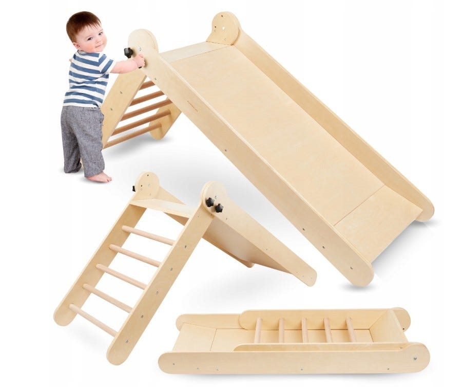 Montessori Klatrestativ Tresklie for Barn 2i1 Mamabrum | FINN-torget