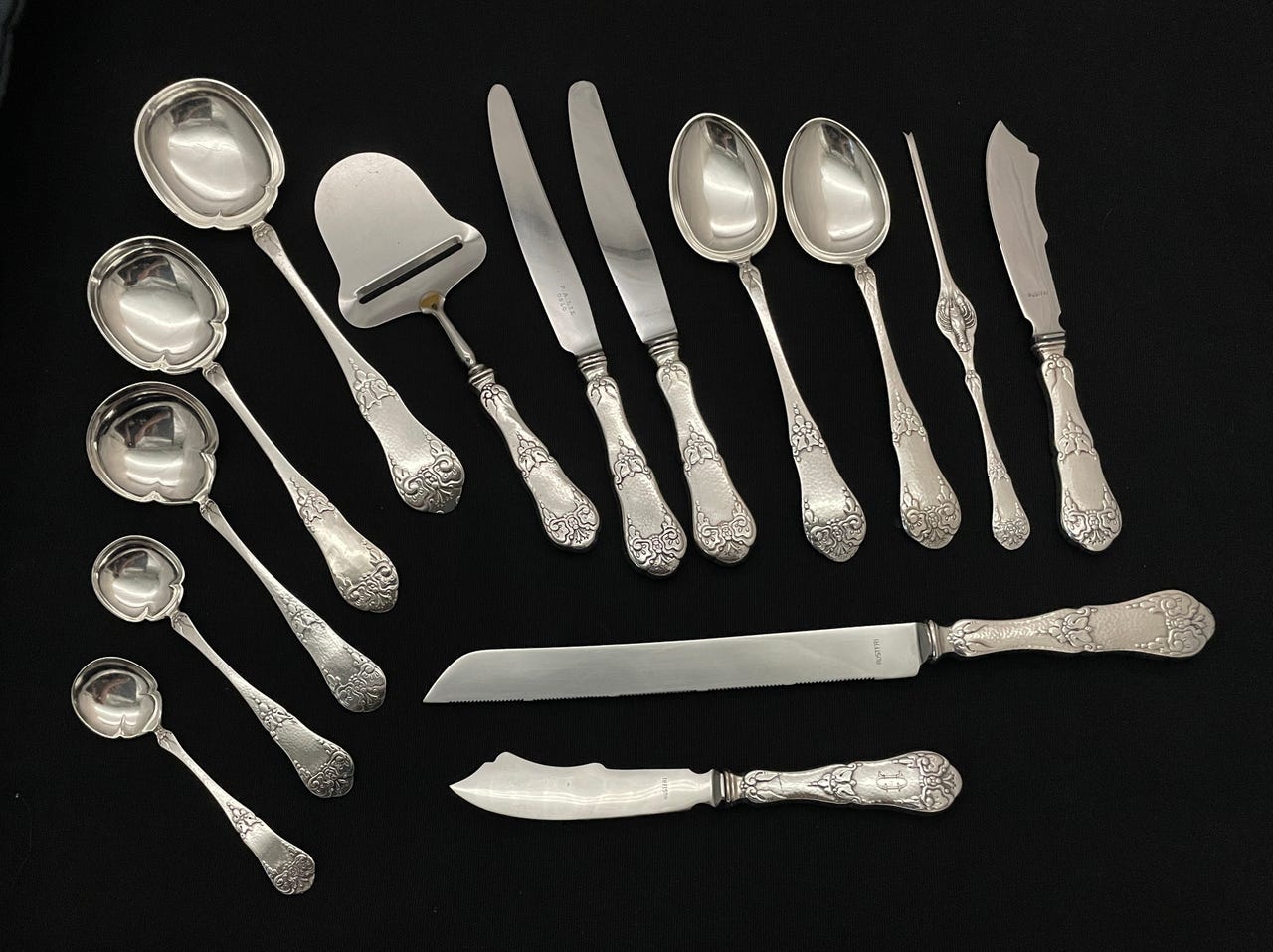 Oslo sølv bestikk i 830s av Ottar Hval og Norsk sølvvareindustri | FINN ...