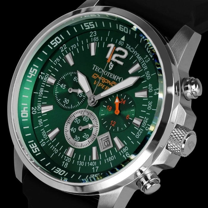 Tecnotempo - Chronograph 100M - "Chrono Viper" Limited Edition - - Ingen reserva | FINN-torget