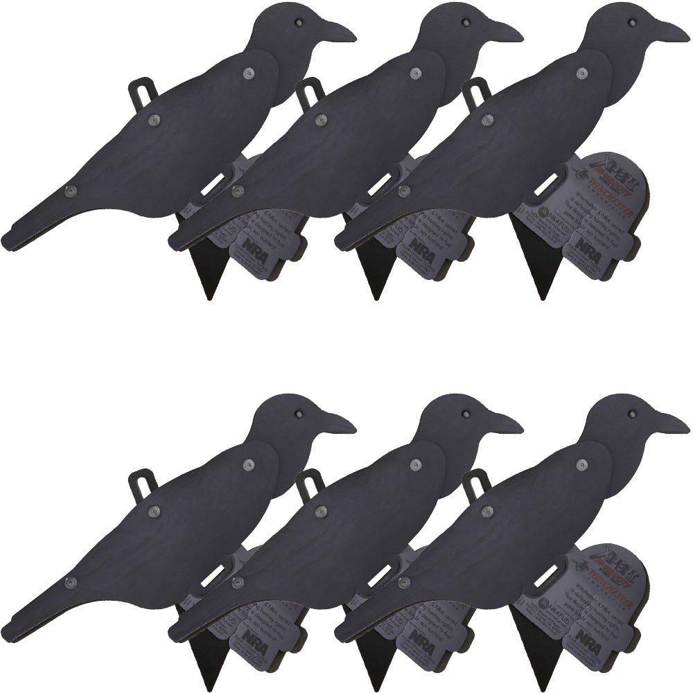 FUD - Ravn/ Sort kråke, 3D Lokkefugl, 6 stk. | FINN-torget