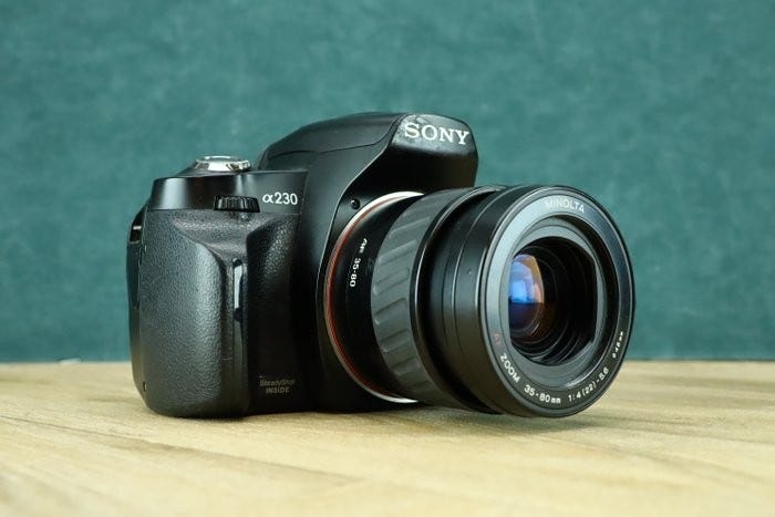 Sony A230 + Minolta 35-80mm f/4-5.6 Lens Digitalt reflekskamera (DSLR ...