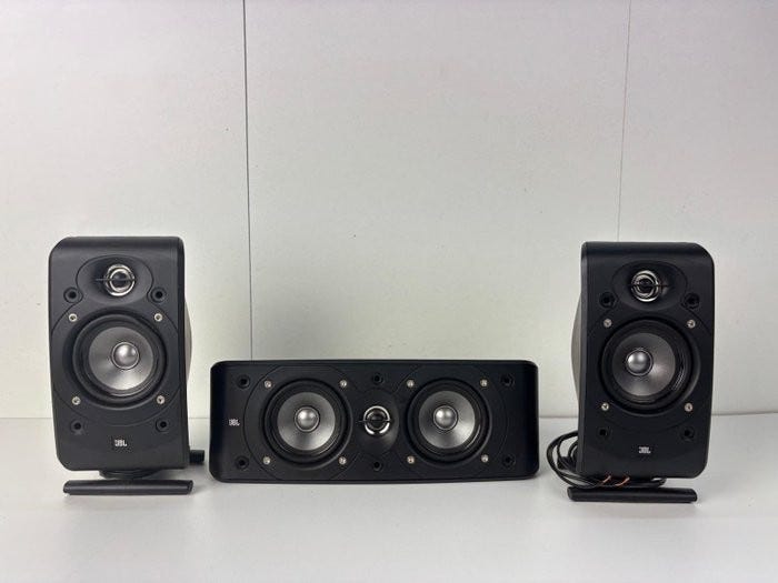 JBL - SCS-200 Satellitter + SC-200 Senterhøyttaler - 3.0 Høyttaler sett ...