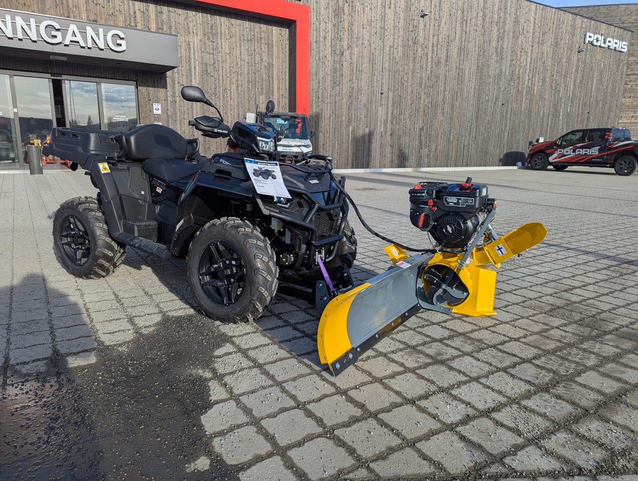 Snøfreser til ATV - Rammy W165 skjær med ST30 ATV Pro kantfres | FINN ...