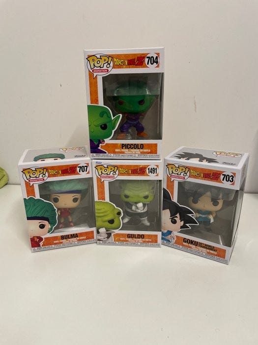 Funko - Funko Pop Dragon Ball Z Collection of 4 | FINN-torget