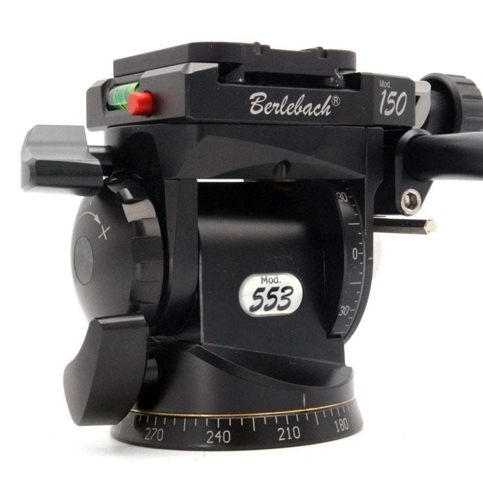 Berlebach 2-Way Tilt Head Model 553 (including Quick Release) Tripod ...